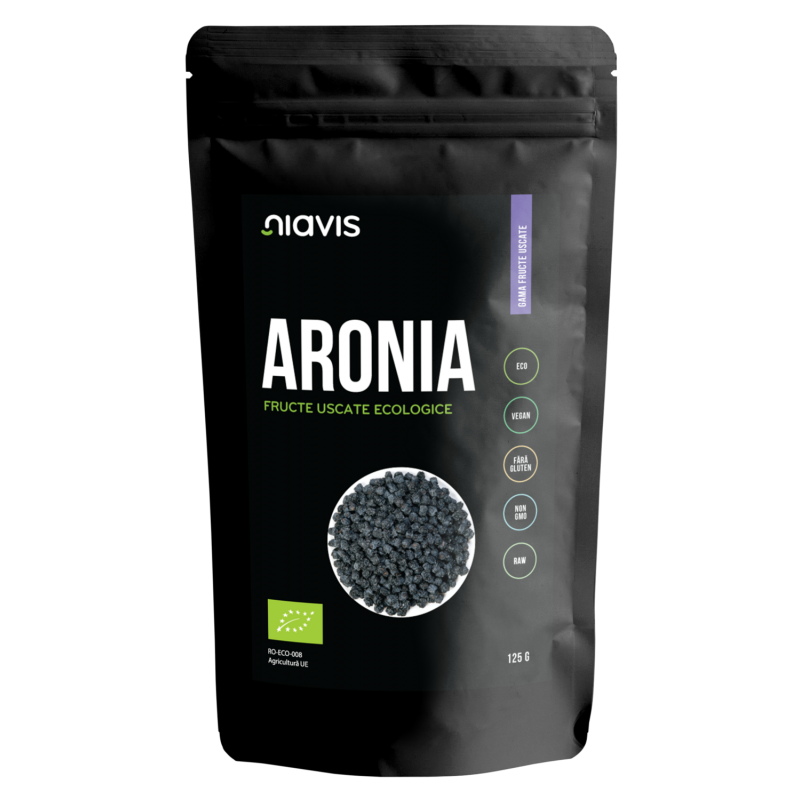 NIAVIS ARONIA FRUCTE USCATE RAW ECOLOGICE 125G